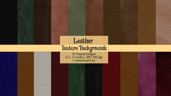 Leather Textures Digital Paper Neutral Brown Burgundy | Etsy
