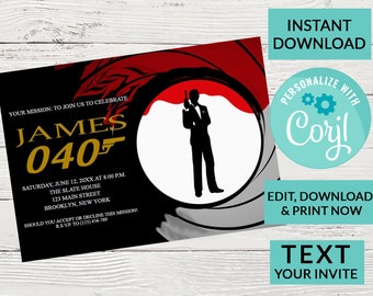 James Bond Party - Etsy