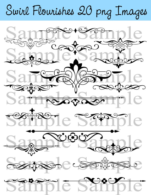 Wedding Swirl Clipart