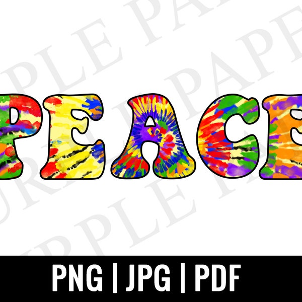 Tie Dye Hippie - Etsy