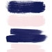 Navy and Blush Pink Watercolor Brush Strokes, Glitter, Foil Clipart ...