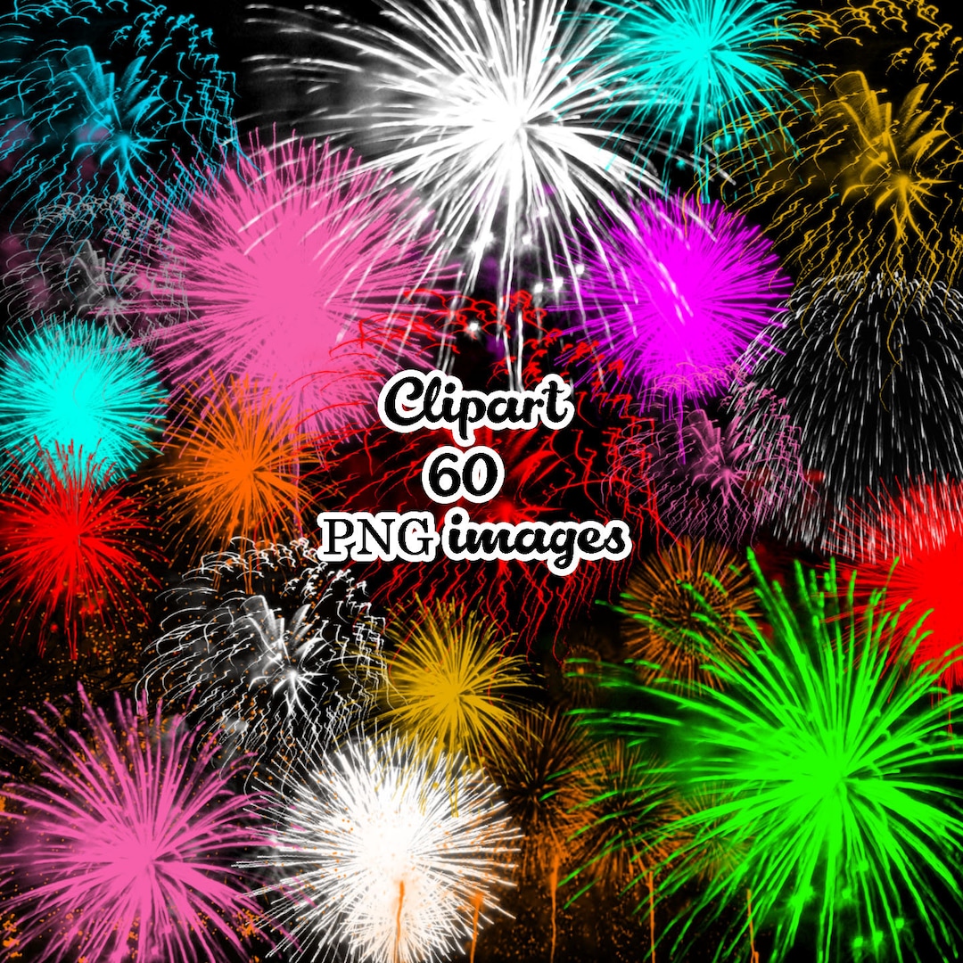 Fireworks Clipart, Firework Clip Art, Sparkler Clipart, 4th of July ...