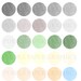 Watercolor Circles Clipart Hand Painted Watercolor Circles Clip Art PNG ...