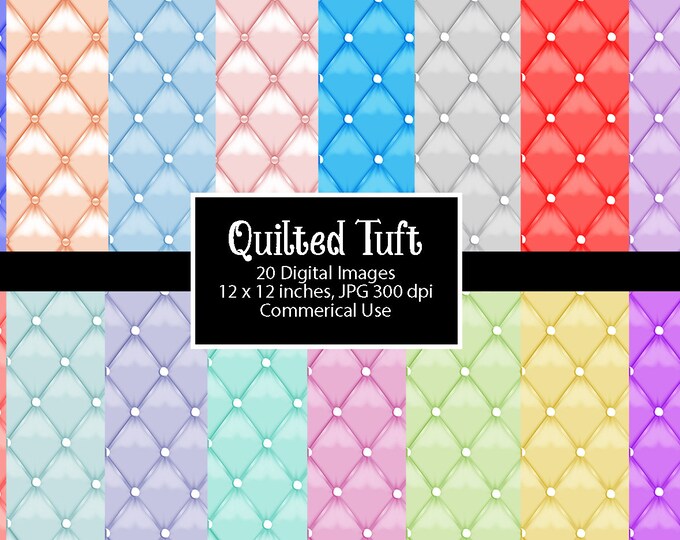 Quilted Tuft, Luxury Quilted Backgrounds, Printable Quilting Texture ...