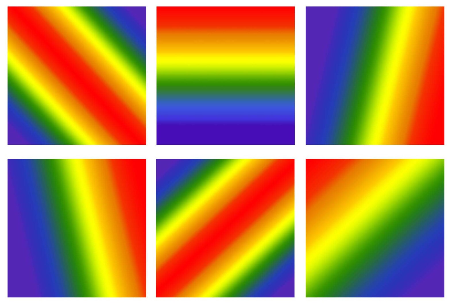 Rainbow Gradients Digital Paper, Backgrounds in Ombre, Instant Download ...