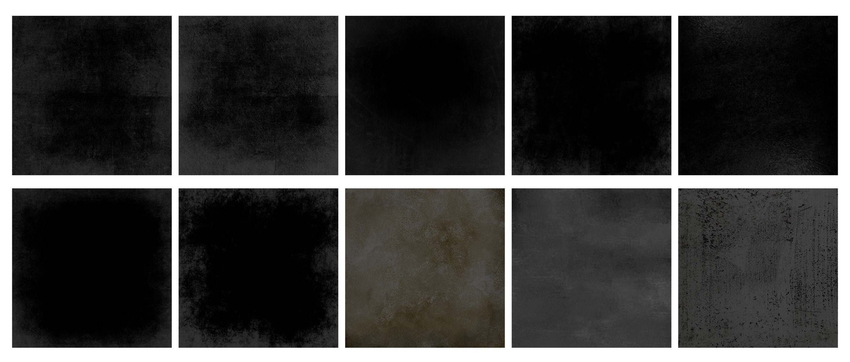 Distressed Black Textures Digital Paper, Dark Grunge Textures, Gritty ...