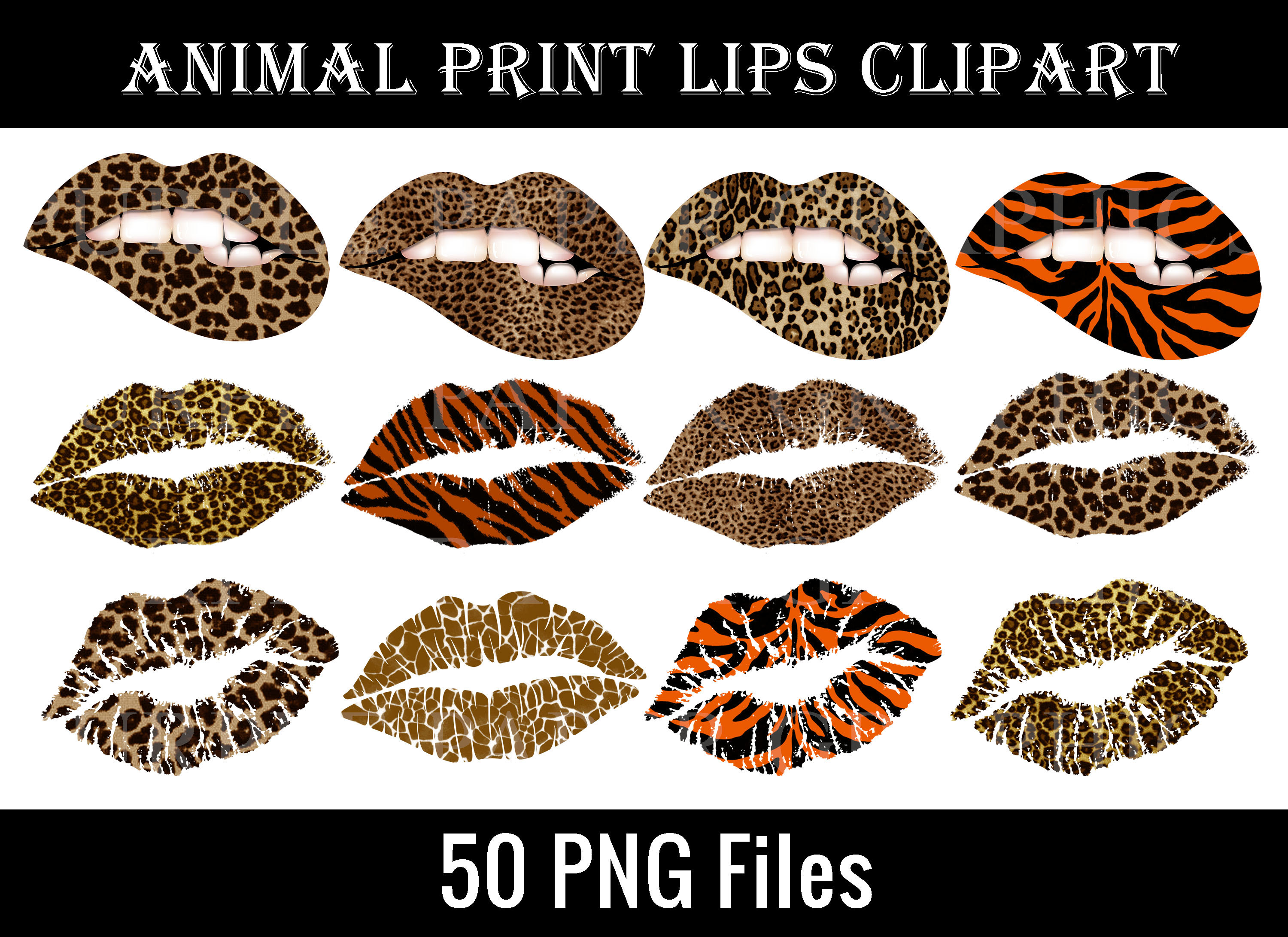 Tiger Print Clip Art