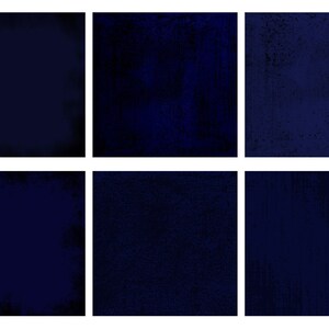 Distressed Blue Textures Digital Paper, Dark Grunge Textures, Gritty ...