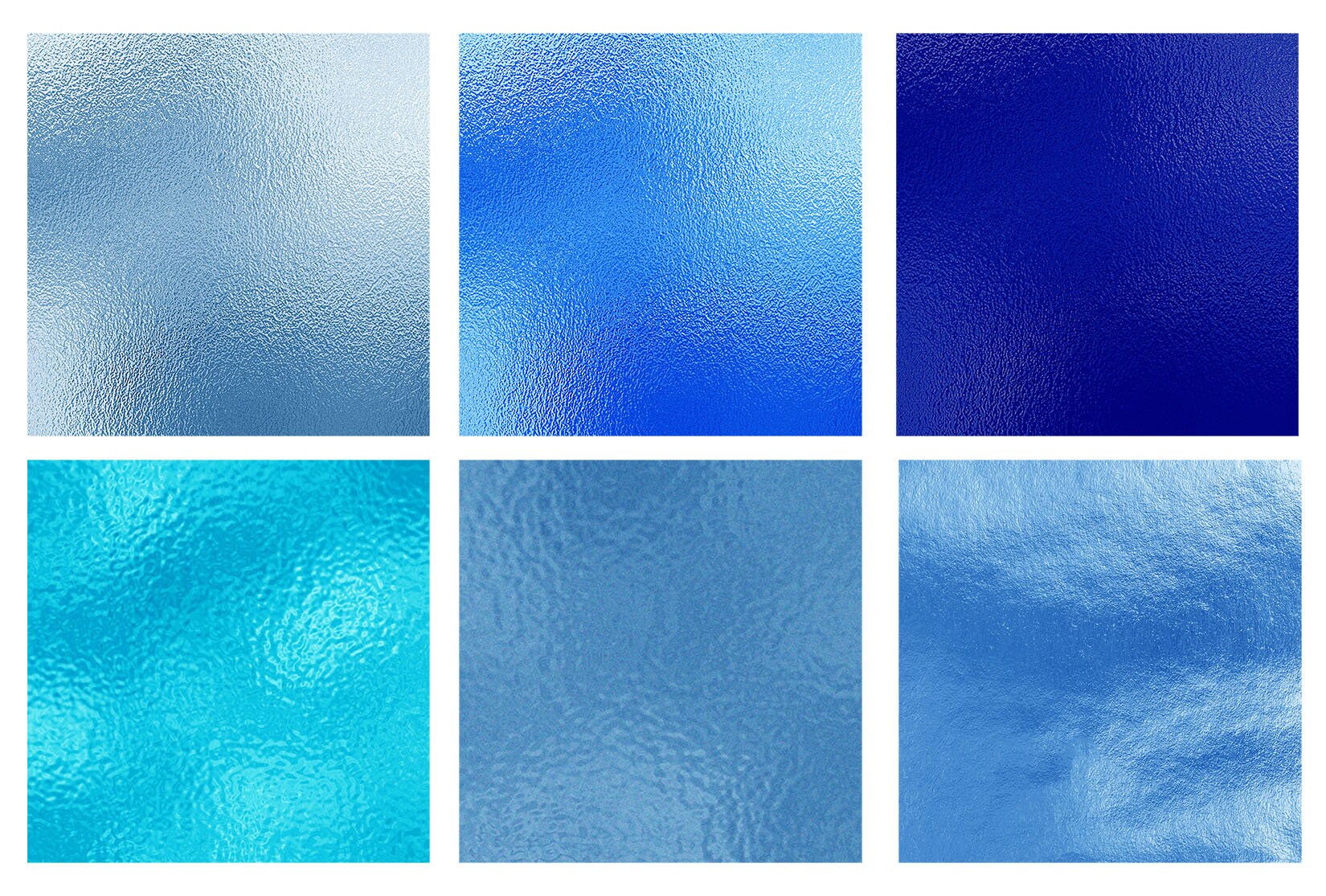 Papel digital de lámina azul texturas de lámina brillo | Etsy