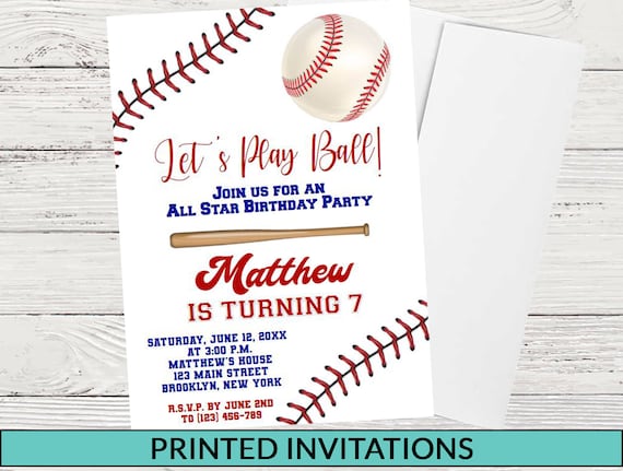 Baseball Invitation Wording