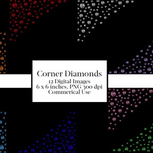 Corner Diamonds, Diamond Overlays, Diamond Clipart, Clip Art Png ...