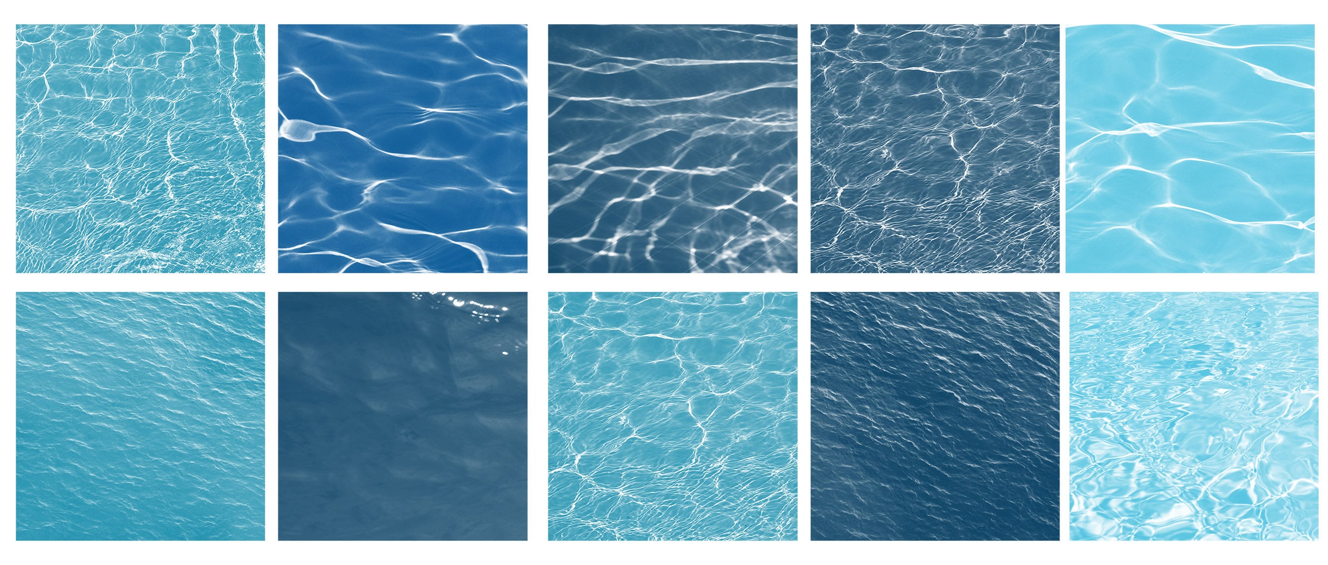 Ocean Sea Water Digital Papers Pool Water Background - Etsy
