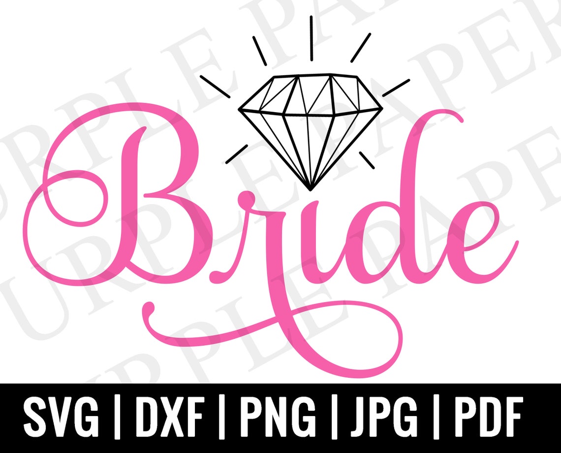 Bride SVG Pink Bride to Be SVG Wedding Svg Bride Cut File | Etsy