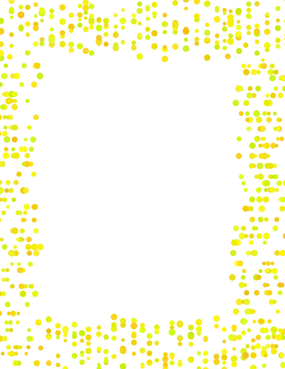 Confetti Digital, Digital Borders, Confetti Clip Art, Border Clipart ...