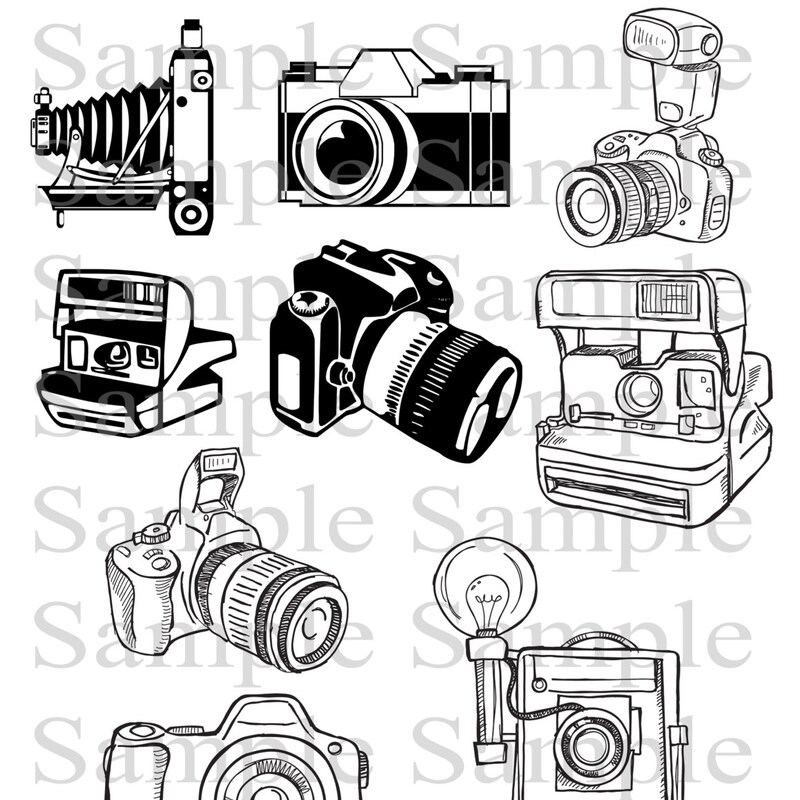Clip Art Camera - Etsy