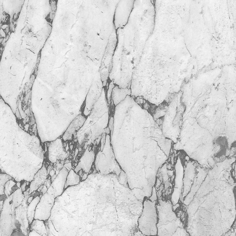 White Marble Digital Paper Black and White Marble Natural - Etsy