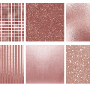 Rose Gold Luxor Digital Paper,glitter, Foil, Sequin, Diamonds Digital ...