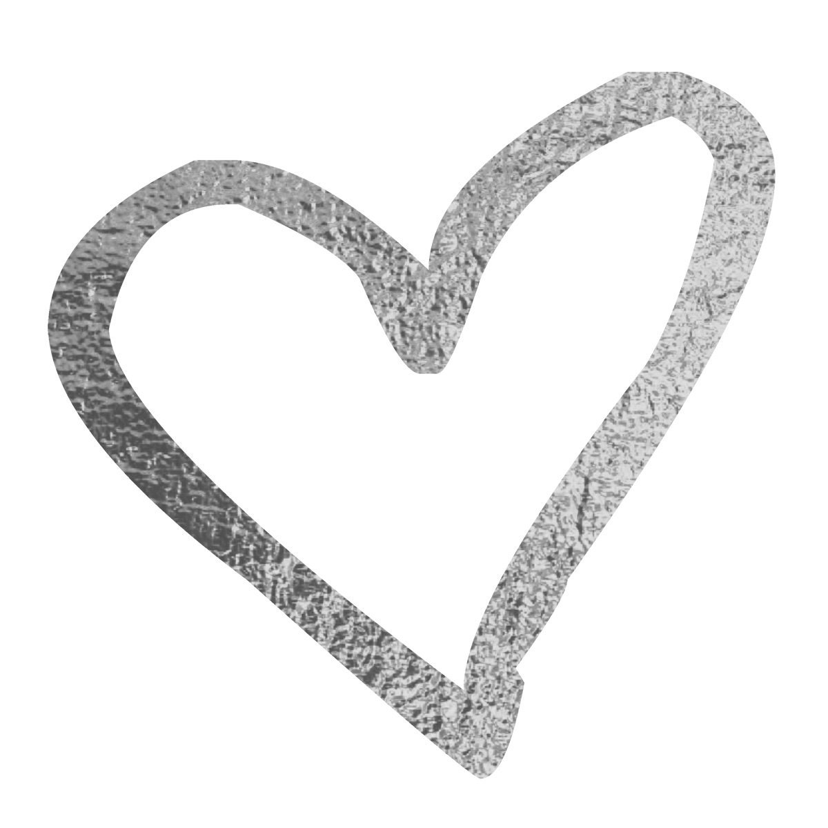 Hearts Glitter and Foil Clipart, Glitter Heart Clip Art, Silver, Rose ...