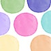 Watercolor Circles Clipart Hand Painted Watercolor Circles Clip Art PNG ...