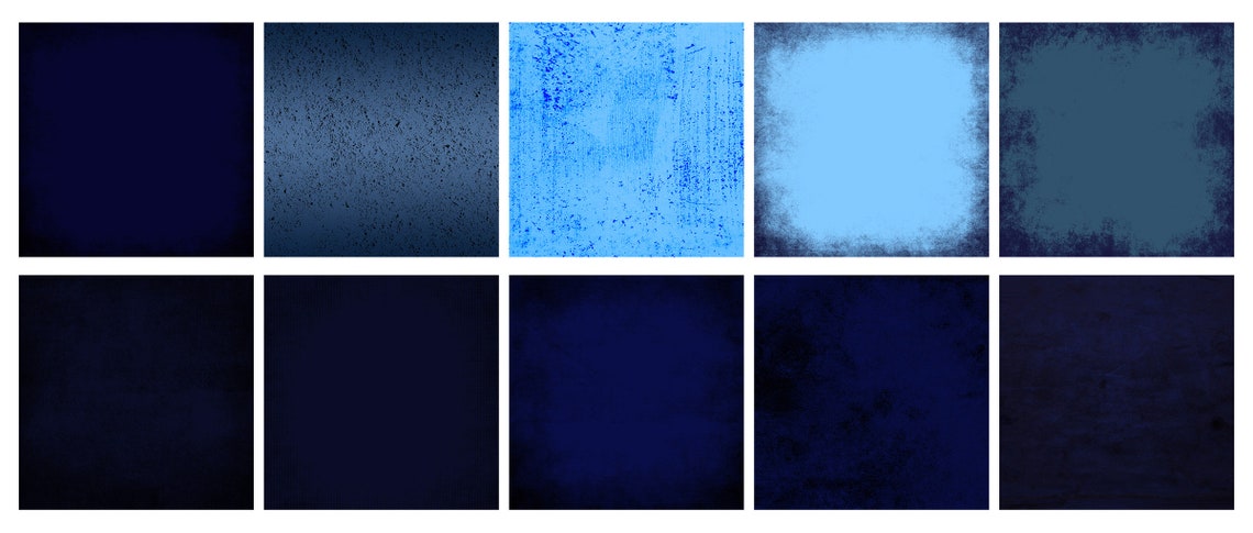 Distressed Blue Textures Digital Paper Dark Grunge Textures - Etsy