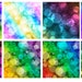 Rainbow Bokeh Digital Paper, Printable Backgrounds Bokeh Lights, Fairy ...