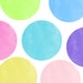 Watercolor Circles Clipart Hand Painted Watercolor Circles Clip Art PNG ...