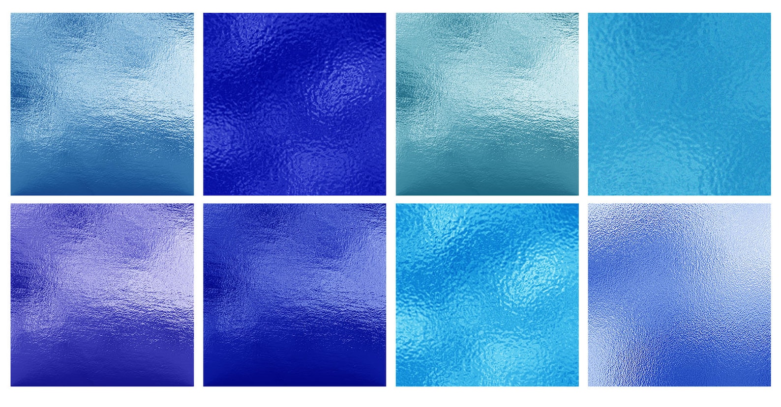 Blue Foil Digital Paper Foil Textures Shimmer Printable | Etsy