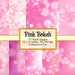 Pink Bokeh Digital Paper, Printable Backgrounds Bokeh Lights, Fairy ...