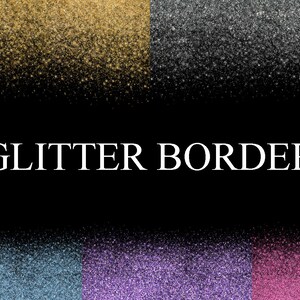 Glitter Borders Clipart #1, Silver, Gold, Pink, Blue, Purple, Png ...