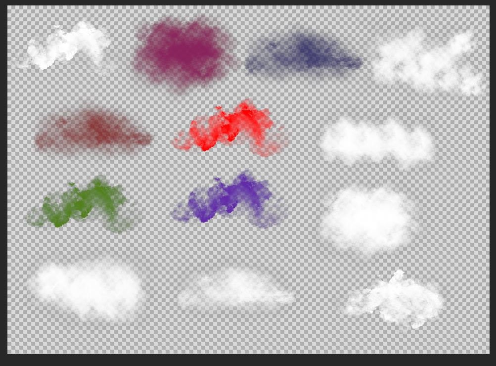Mist and Clouds Overlays PNG Digital Clip Art Images Gothic - Etsy