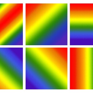 Frosted Rainbow Gradients Digital Paper, Backgrounds in Ombre, Instant ...