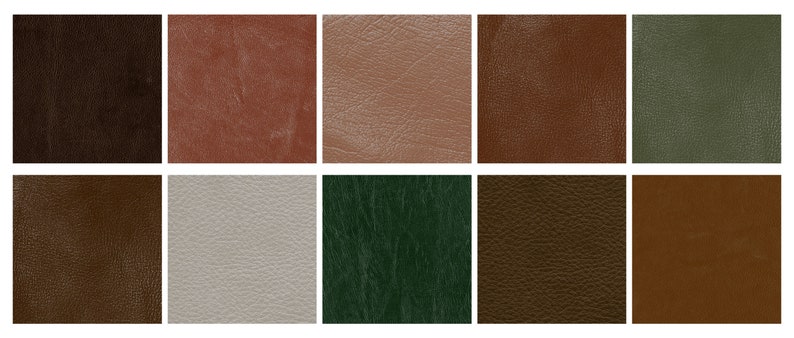Leather Textures Digital Paper Neutral Brown Burgundy | Etsy