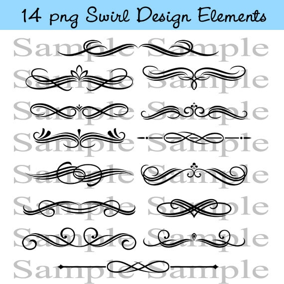 Wedding Swirl Clipart