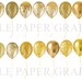 Burgundy and Gold Balloons Clipart, Gold Glitter Sparkle Confetti ...
