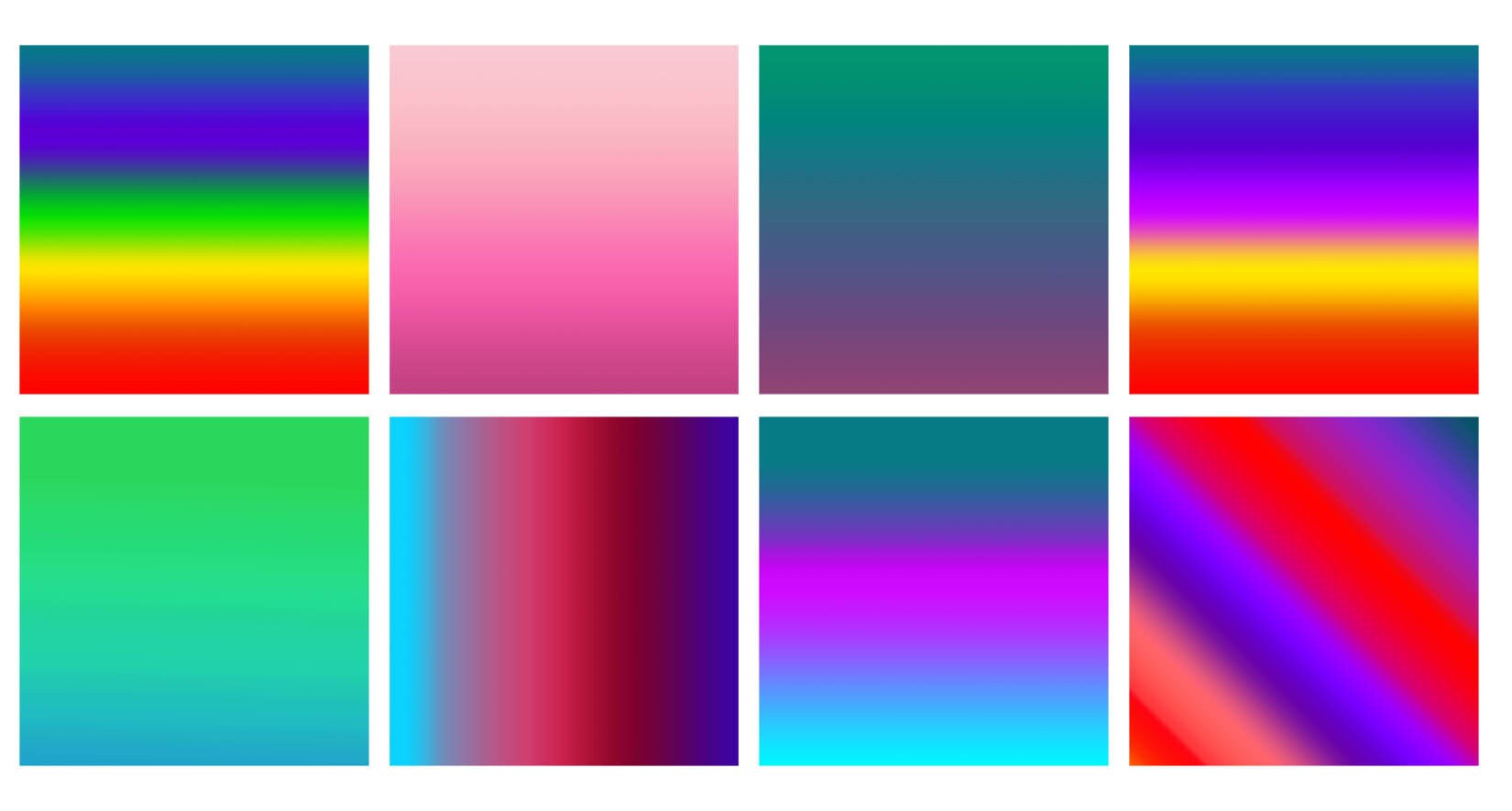 Colorful Ombre Gradients Digital Paper Rainbow Backgrounds - Etsy