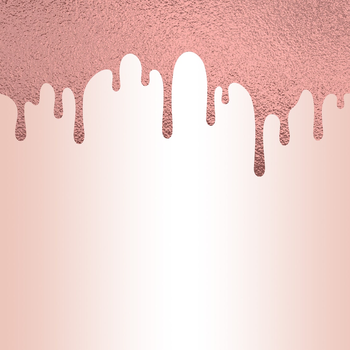 Rose Gold Dripping Glitter Rose gold glitter drips like | Etsy