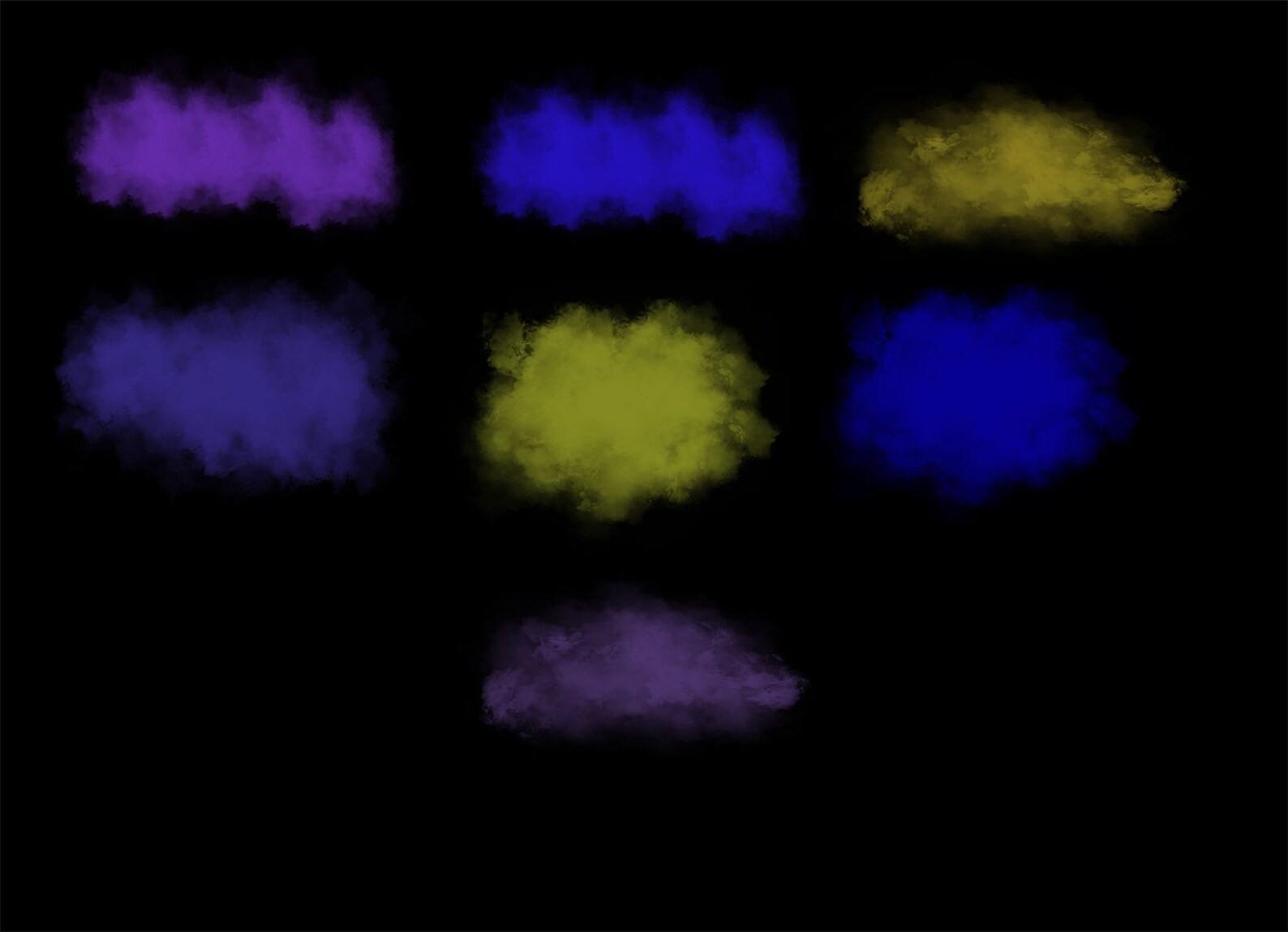 Mist and Clouds Overlays PNG Digital Clip Art Images Gothic - Etsy