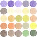Watercolor Circles Clipart Hand Painted Watercolor Circles Clip Art PNG ...
