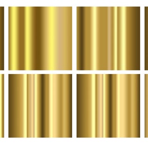 Gold Gradients Digital Paper, Backgrounds in Ombre, Instant Download ...