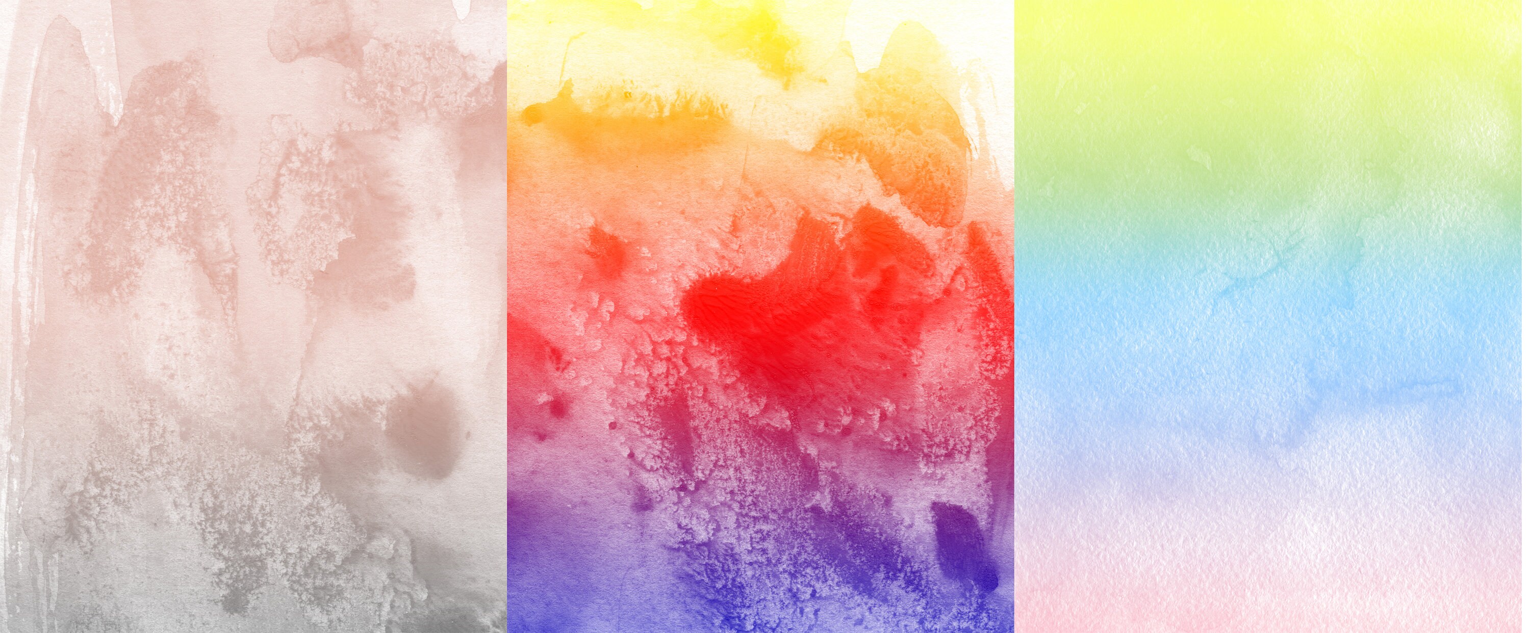 Watercolor Background Clipart 10 Pink Purple Blue Green Aqua - Etsy