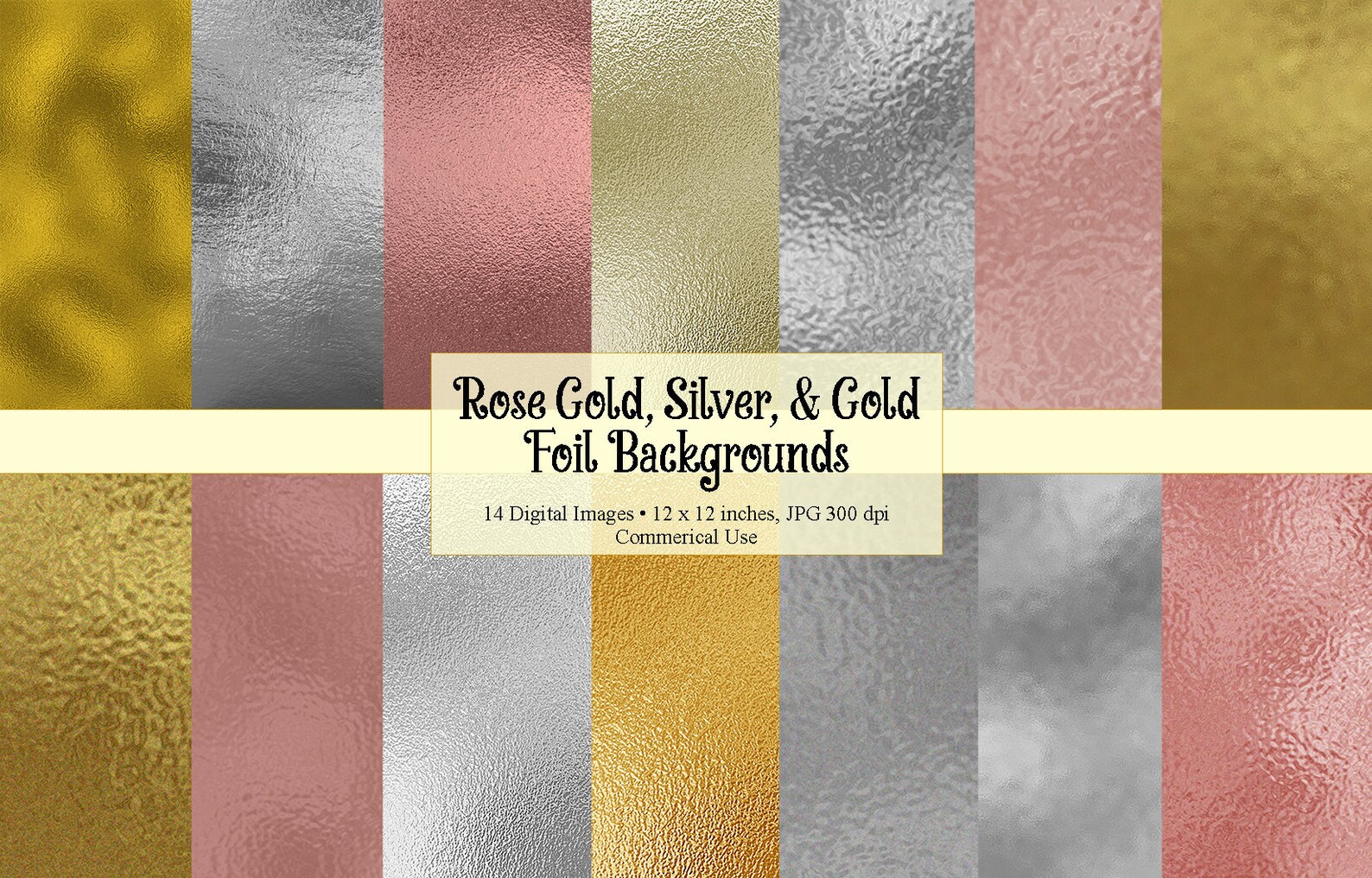 Foil Digital Paper Foil Textures Shimmer Printable | Etsy