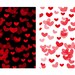 Hearts Clipart and Digital Paper Bundle, Backgrounds and Overlays for ...