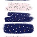 Navy and Blush Pink Watercolor Brush Strokes, Glitter, Foil Clipart ...