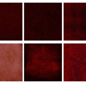 Distressed Red Textures Digital Paper, Grunge Gritty Paper Backgrounds ...