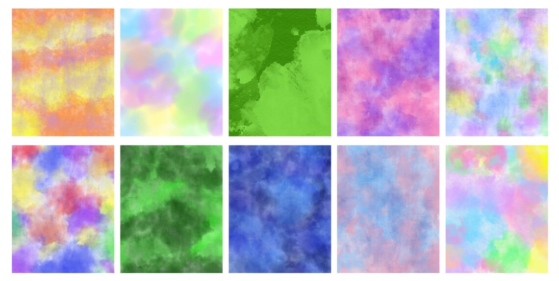 Watercolor Digital Paper Backgrounds Printable Paper - Etsy