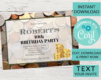 Money Theme Birthday Party - Etsy