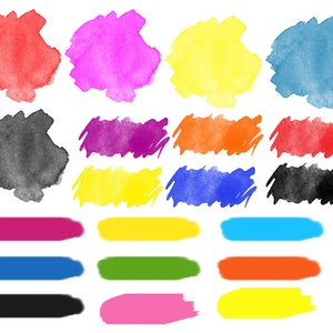 Watercolor Clipart #4, Watercolor Clip Art, Watercolor, Textures ...