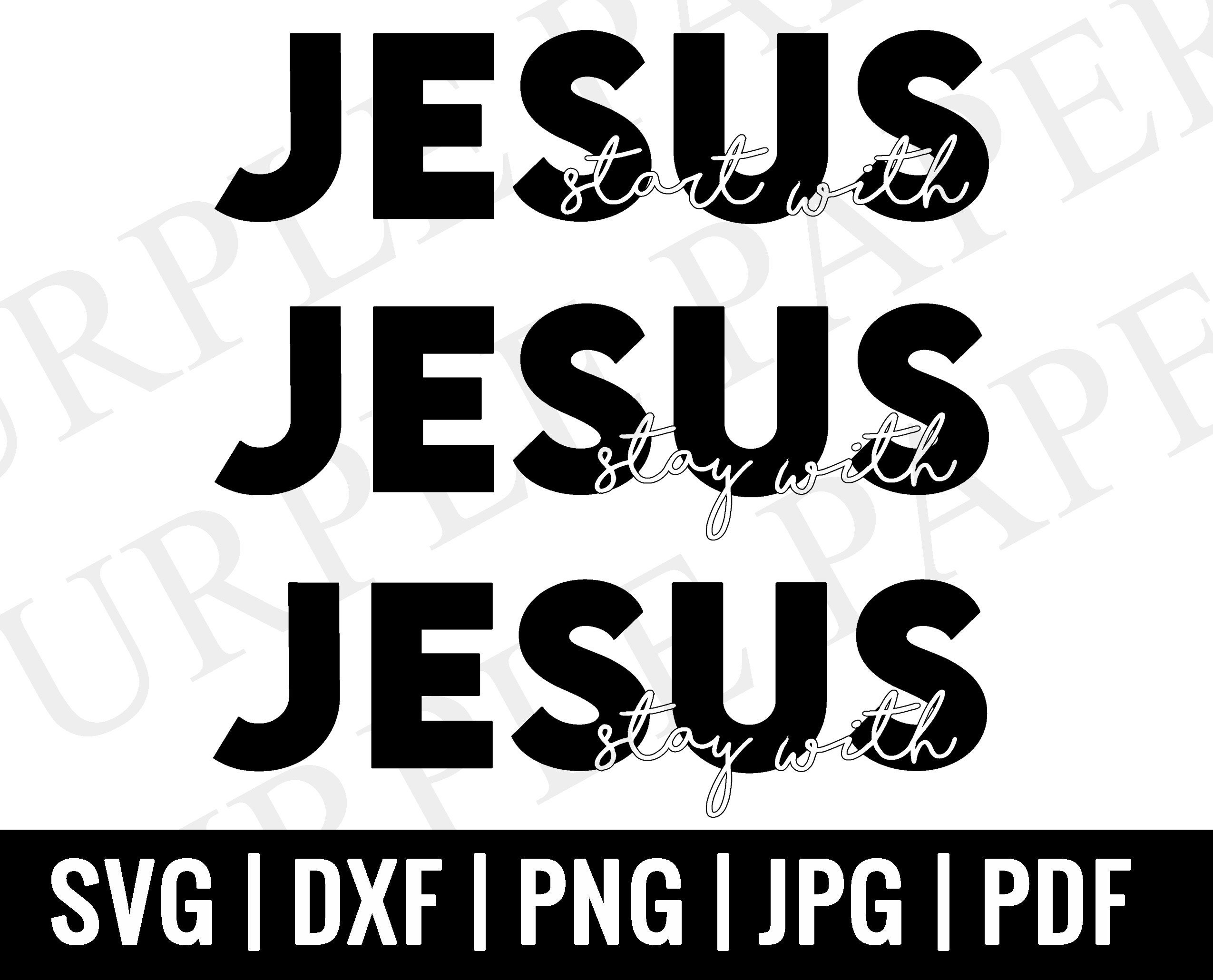 Jesus Christian SVG Instant Download Cut Files for Cricut | Etsy