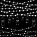 Mason Jars and String Lights Clipart, Fairy Lights Clip Art, Party ...