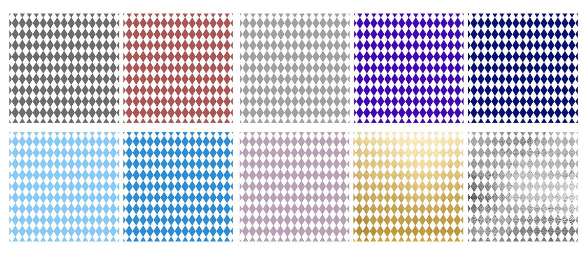 Harlequin Diamond Checkers Digital Paper Printable - Etsy